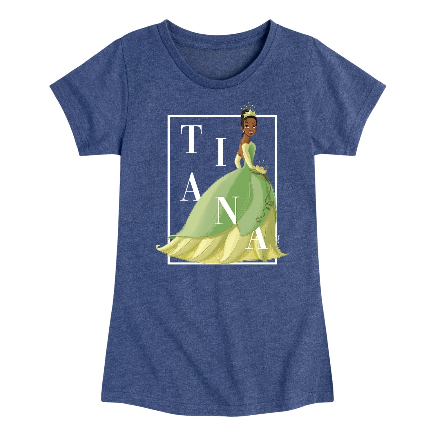 Disney Princess - Tiana Box Outline - Toddler And Youth Girls Short ...