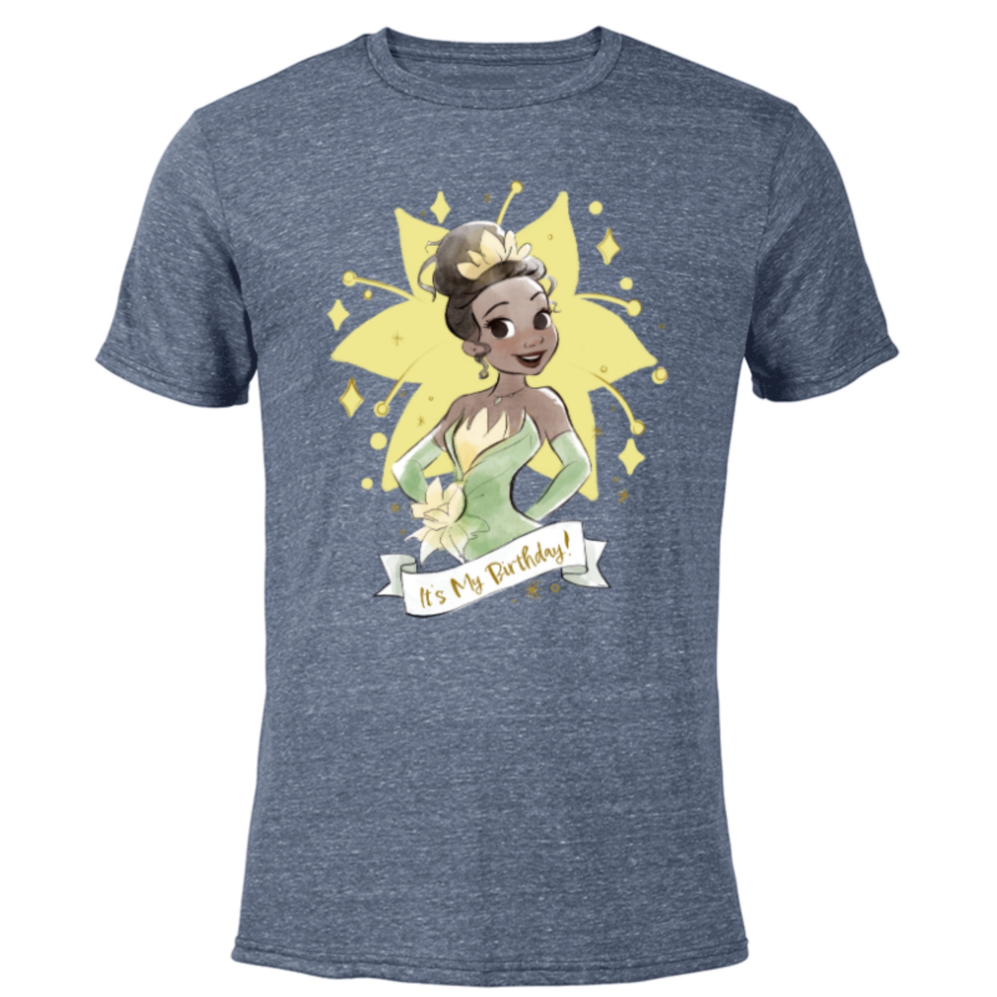 Disney Princess Tiana It’s My Birthday - Short Sleeve Blended T-Shirt ...