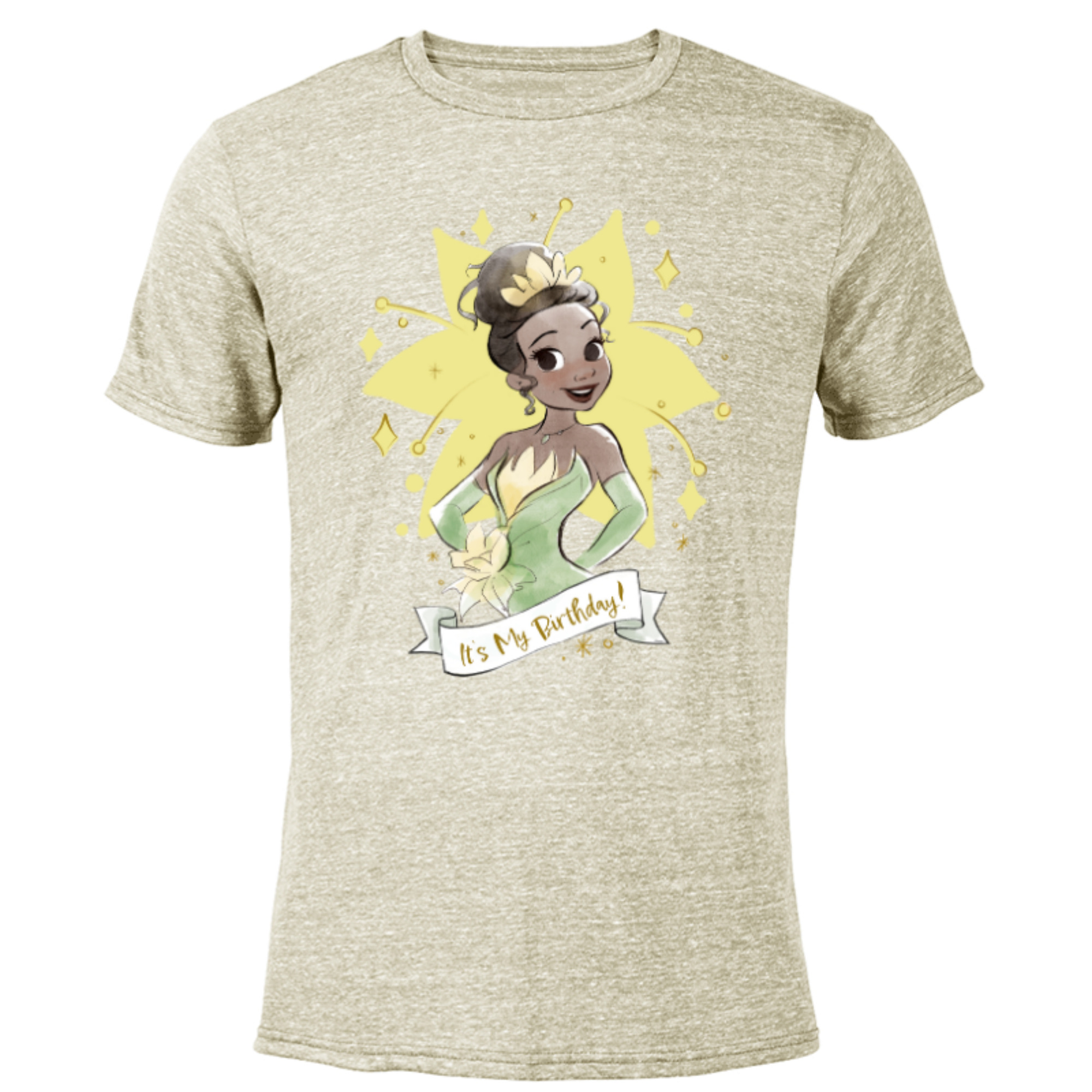 Disney Princess Tiana It’s My Birthday - Short Sleeve Blended T-Shirt ...