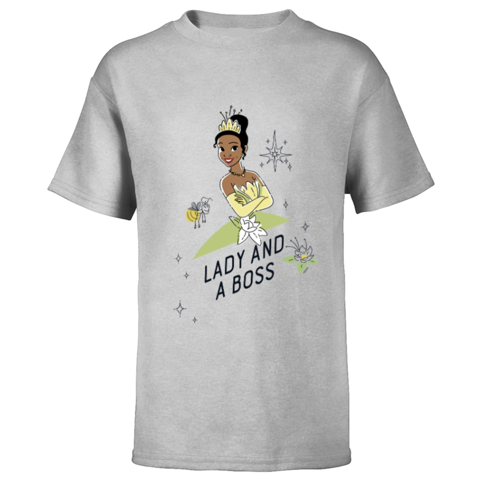 Disney Princess Tiana Lady Boss - Short Sleeve T-Shirt for Kids ...