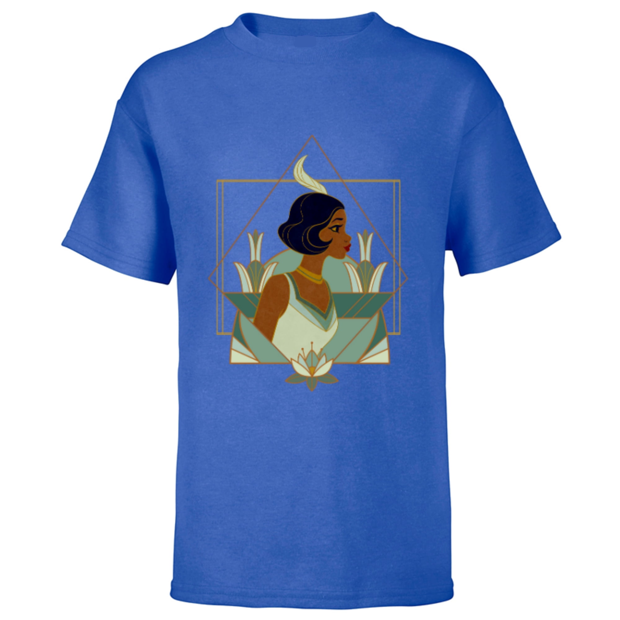 Disney Princess Tiana Modern Art Deco Style - Short Sleeve T-Shirt for ...