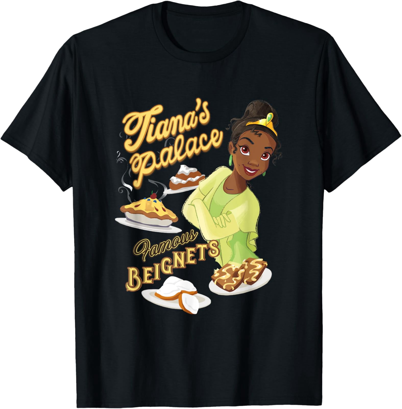 Disney Princess Tiana Palace Beignets T-Shirt - Walmart.com