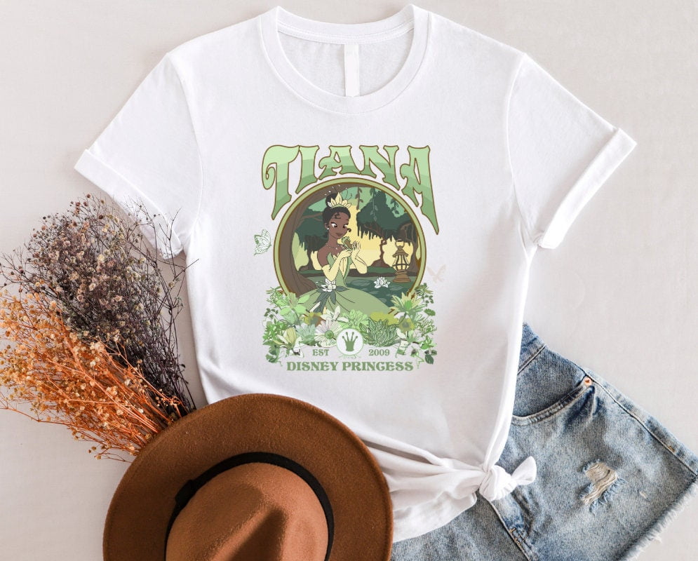 Disney Princess Tiana Shirt, Disney Princess Shirt, The Princess And ...