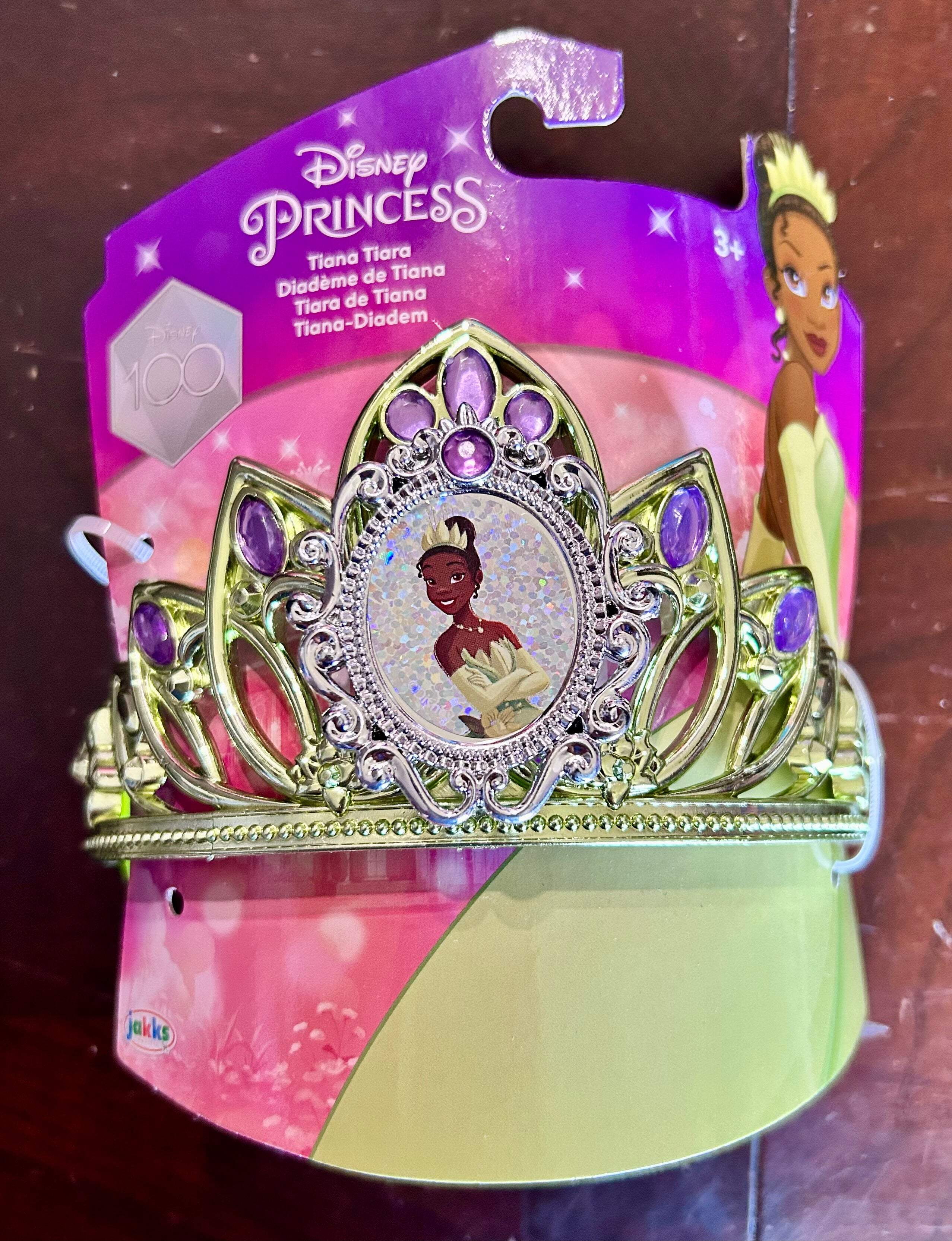 Disney Princess Tiana Silver Plate Enamel Floral Tiara, Green - Walmart.com