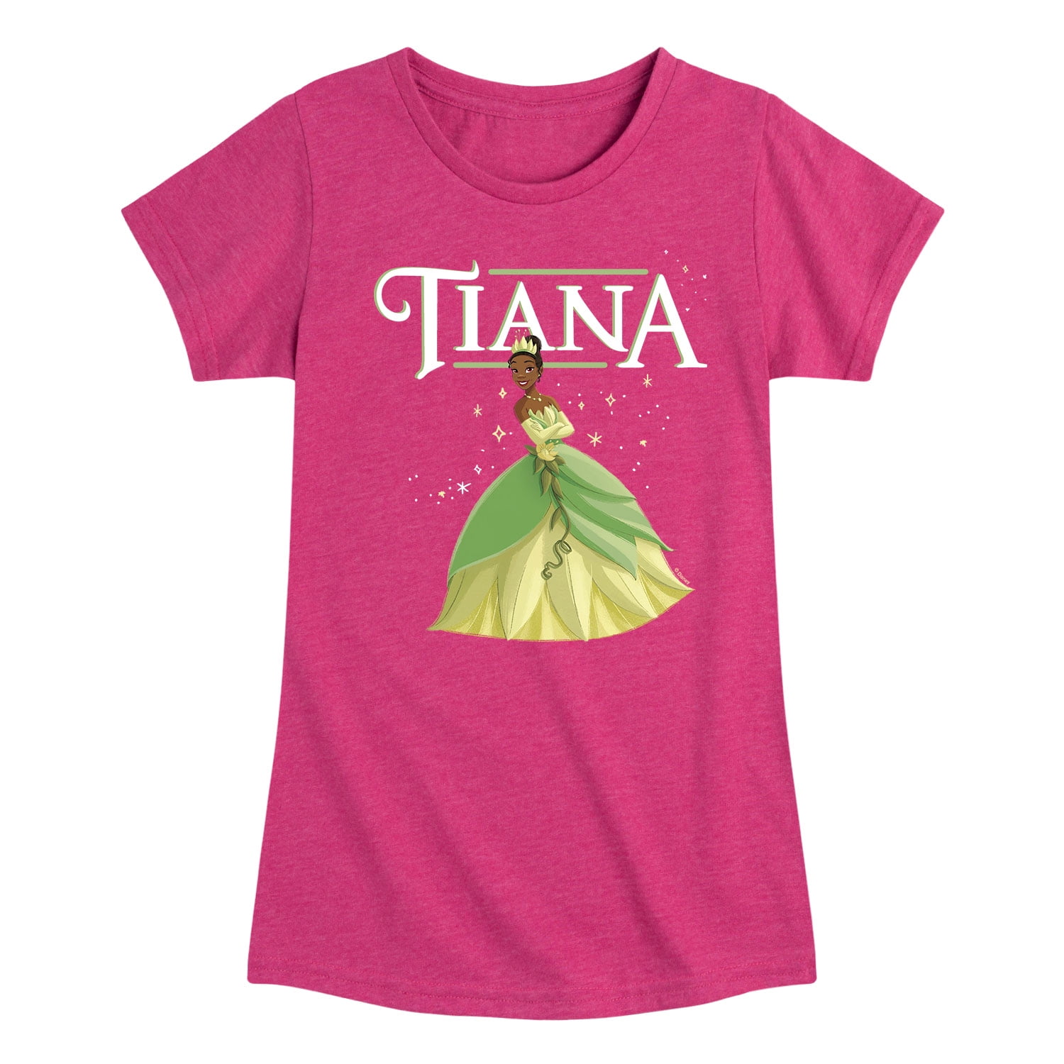 Disney Princess - Tiana - Toddler And Youth Girls Short Sleeve Graphic ...