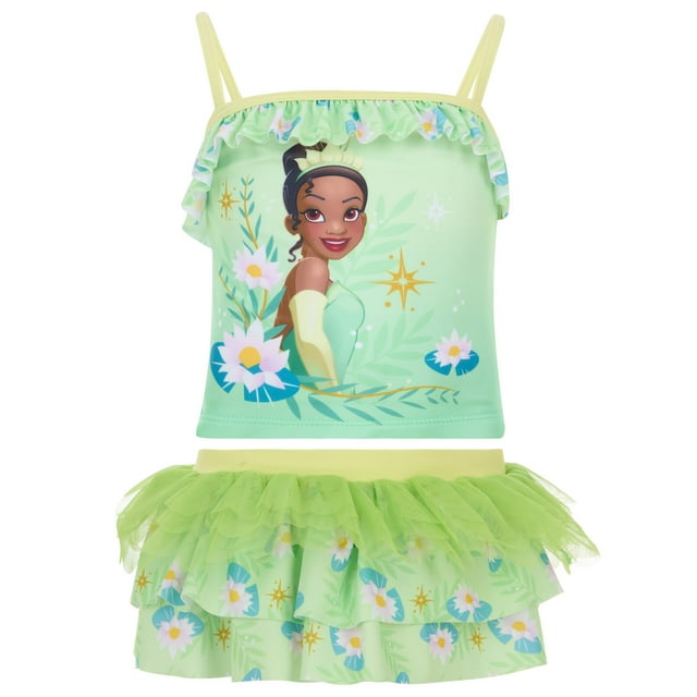 Disney Princess Tiana UPF 50+ Tankini Top and Swim Skirt Swimsuit Set ...