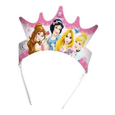 Disney Princess Glitter Paper Tiaras 8 Count - Walmart.com