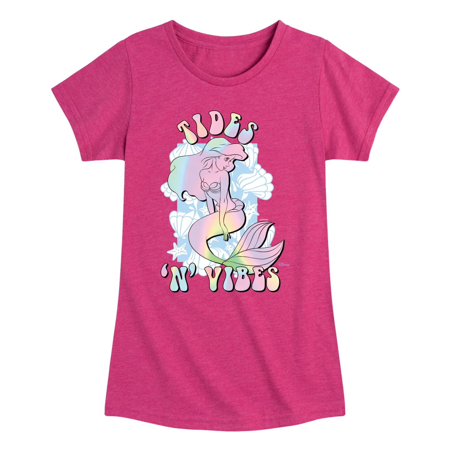 Disney Princess - Tides 'N' Vibes - Toddler & Youth Girls Short Sleeve ...
