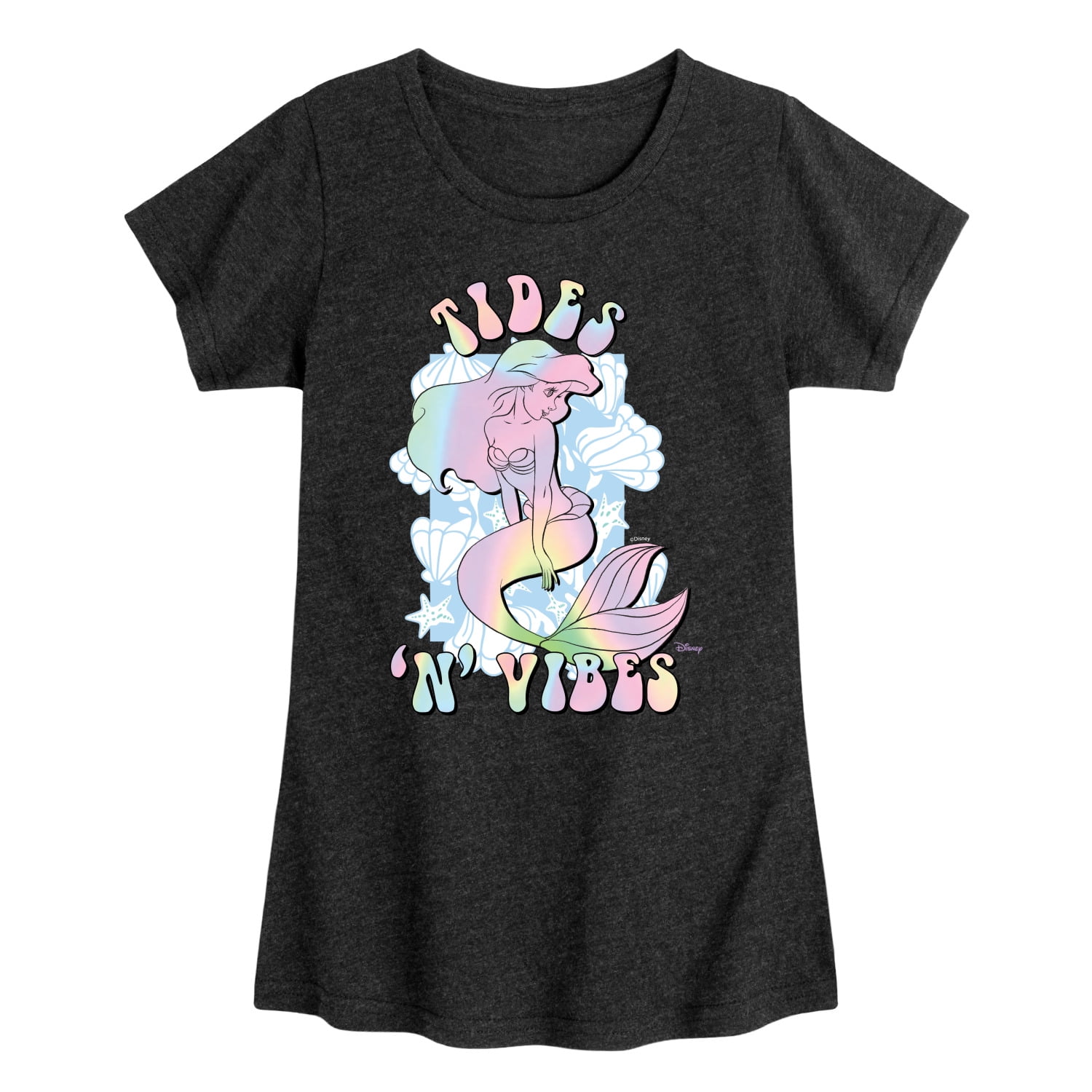 Disney Princess - Tides 'N' Vibes - Toddler & Youth Girls Short Sleeve ...