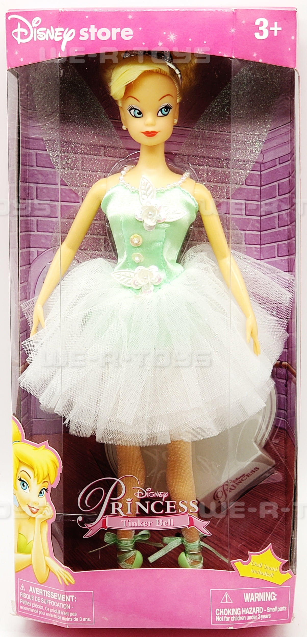 Disney Princess Tinker Bell Ballerina Doll Disney Store #35040 NEW ...
