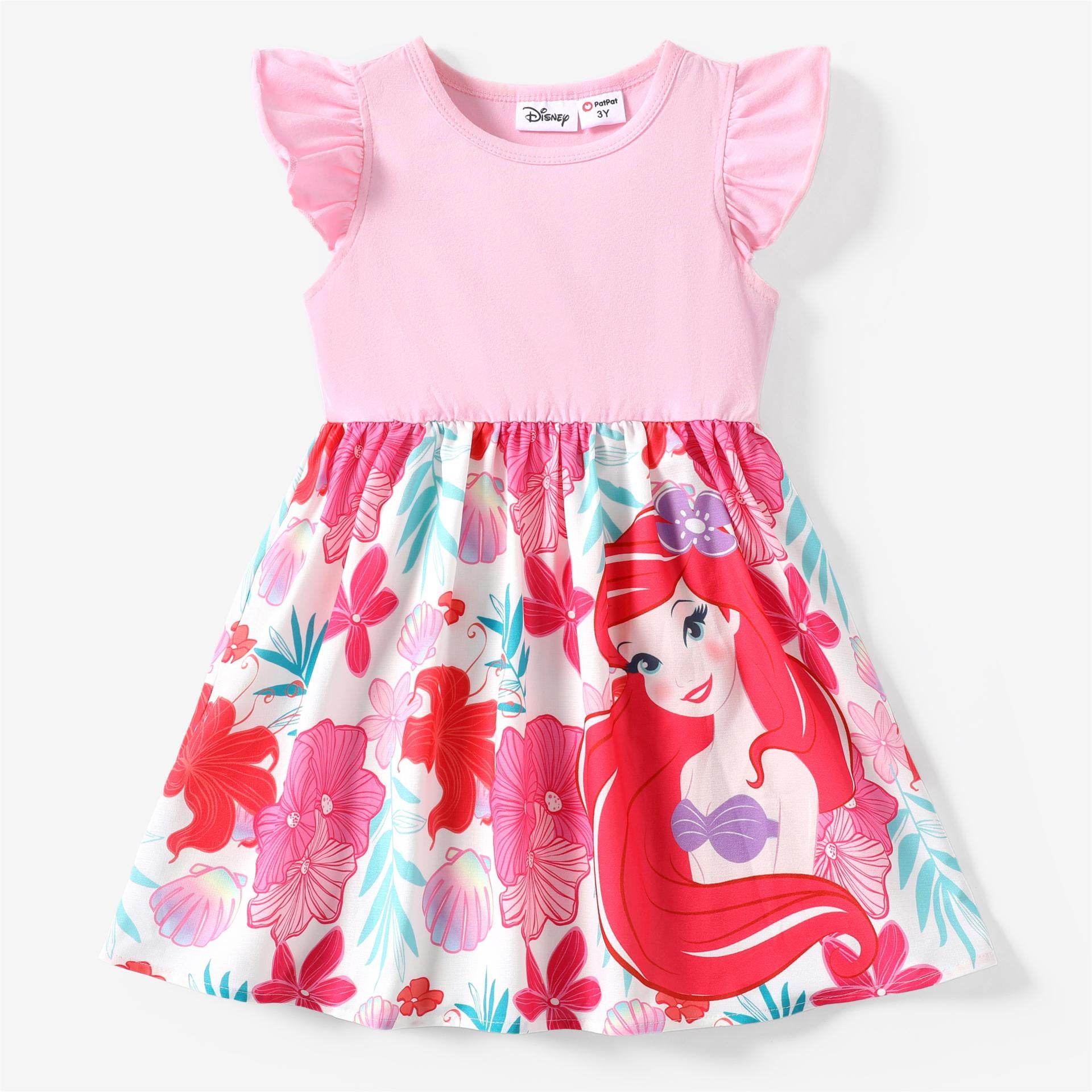 Disney Princess Toddler Girl's Ariel Character Dress, Size 2-6 ...