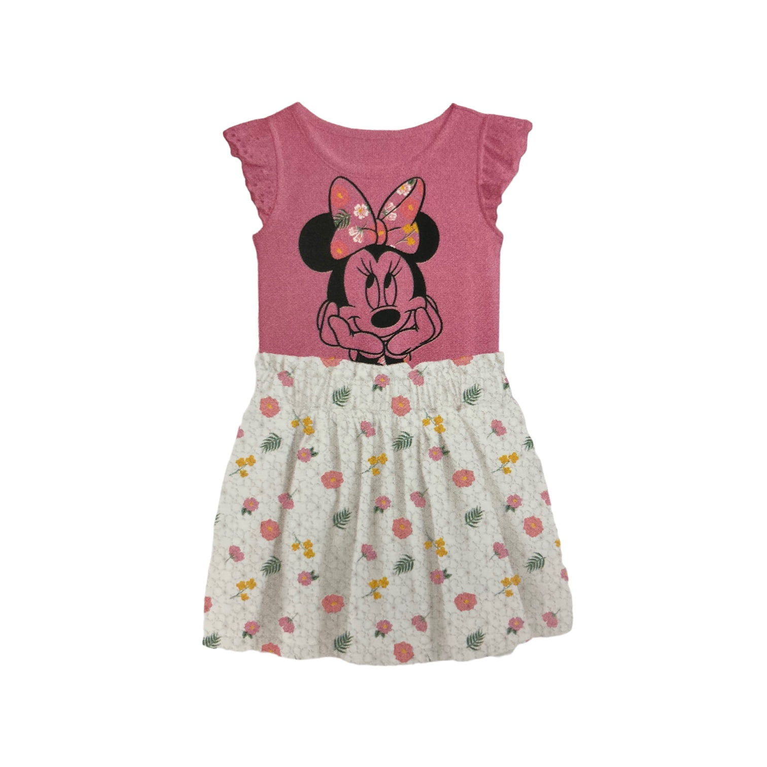 Disney Princess Toddler & Girl's Jersey Top & Eyelet Skirt Graphic ...