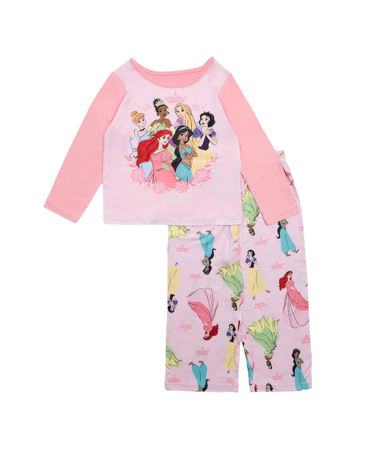 Disney Princess Toddler Girl's Multi Princesses Pink Soft Character ...