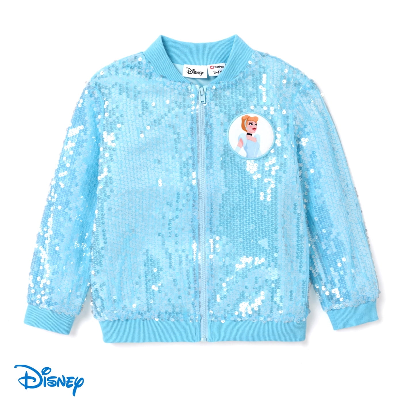 Disney Princess Toddler Girls Bomber Jacket Aurora Belle Cinderella ...