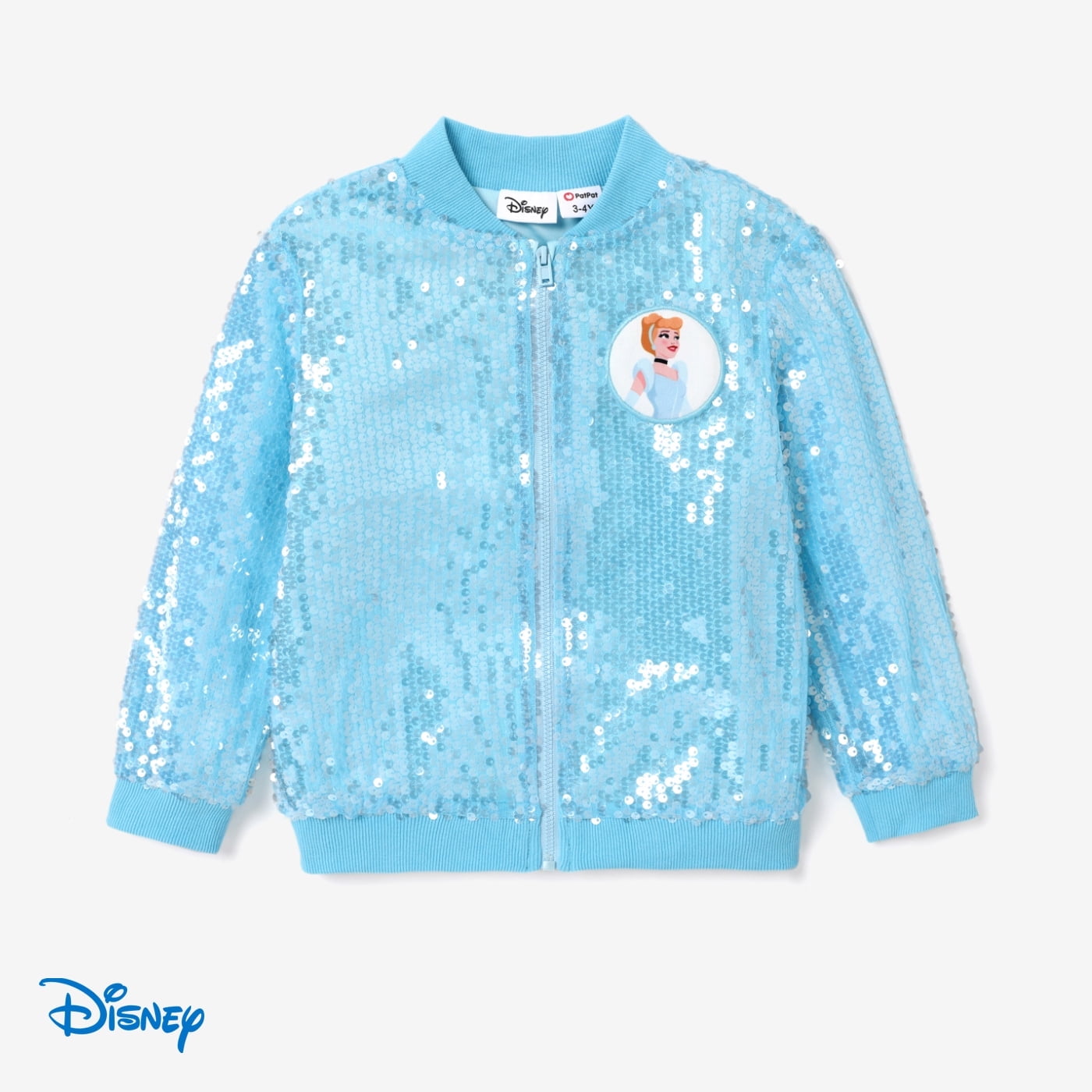 Disney Princess Toddler Girls Bomber Jacket Aurora Belle Cinderella ...