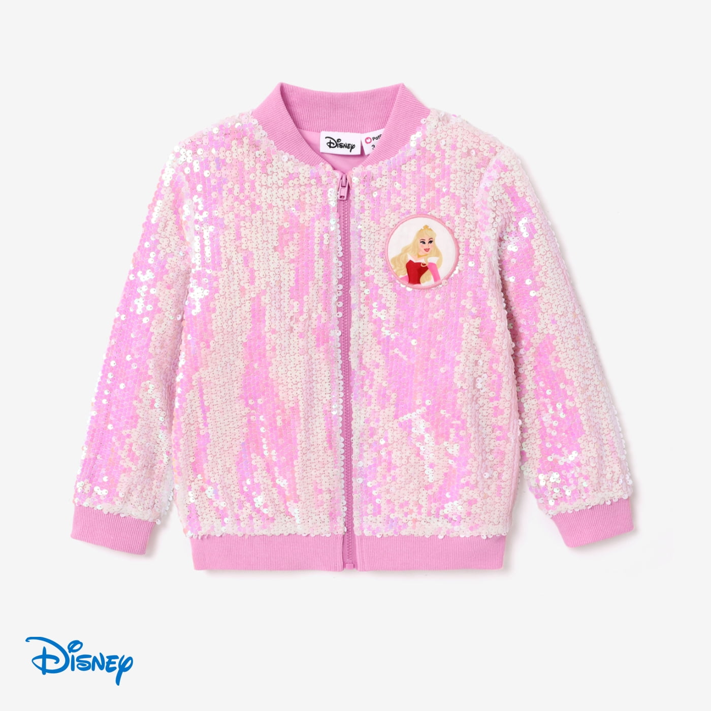 Disney Princess Toddler Girls Bomber Jacket Aurora Belle Cinderella ...