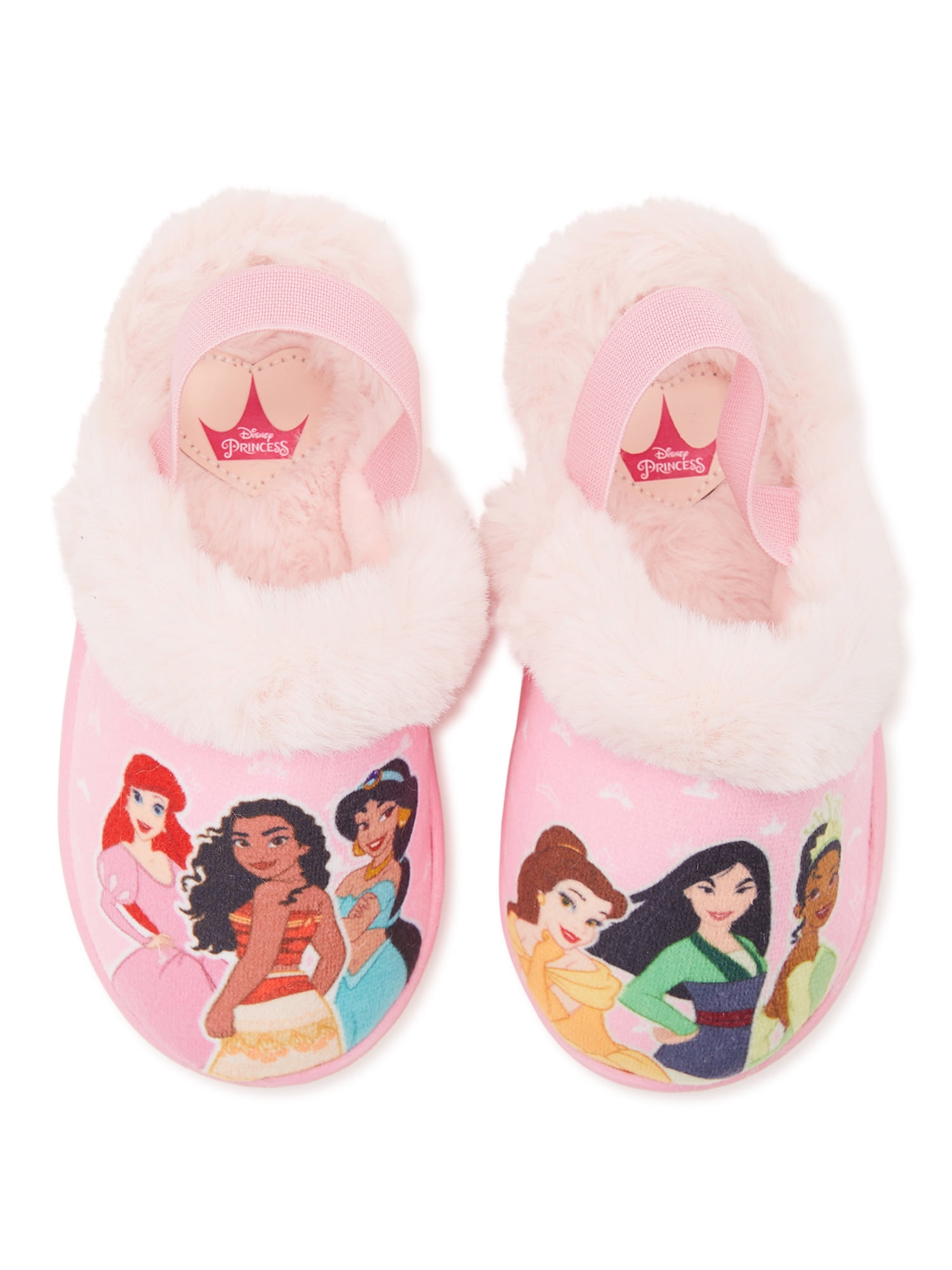 Disney Princess Toddler Girls Casual Scuff Slipper, Sizes 5/6-11/12 ...