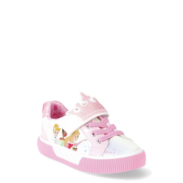 Disney Princess Toddler Girls Court Sneakers - Walmart.com