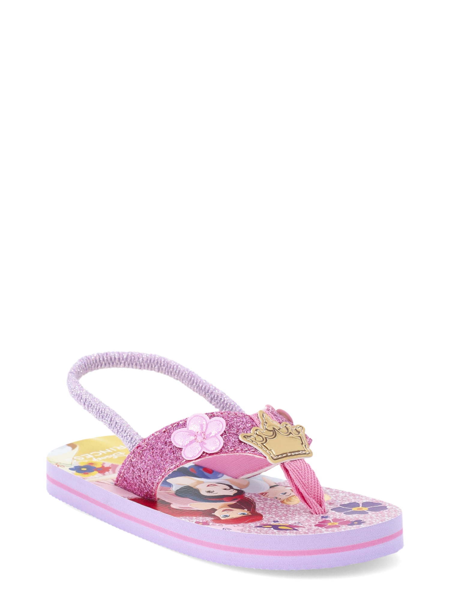 Disney Princess Toddler Girls Flip Flops - Walmart.com