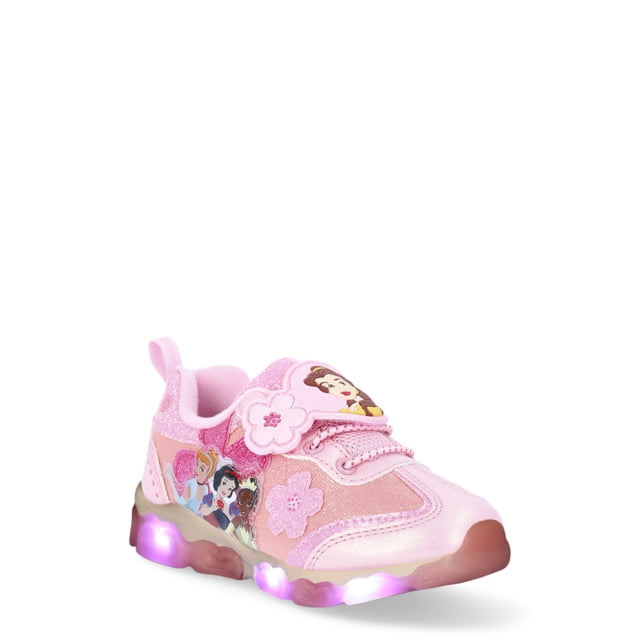 Disney Princess Toddler Girls Light Up Athletic Sneaker - Walmart ...