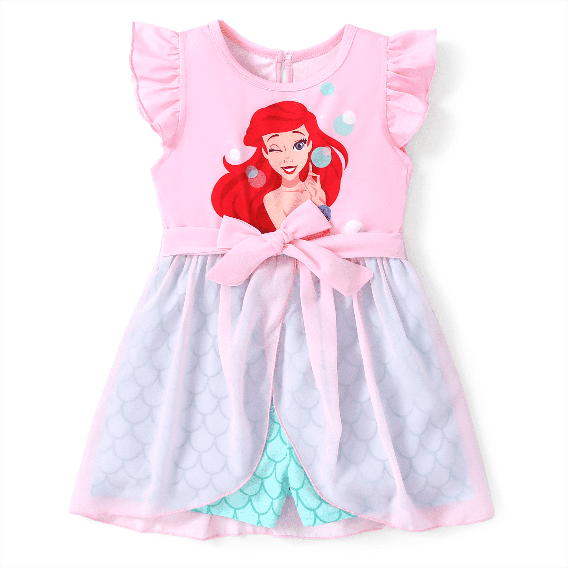 Disney Princess Ariel Graphic Romper for Toddler Girls, Summer Outfit ...