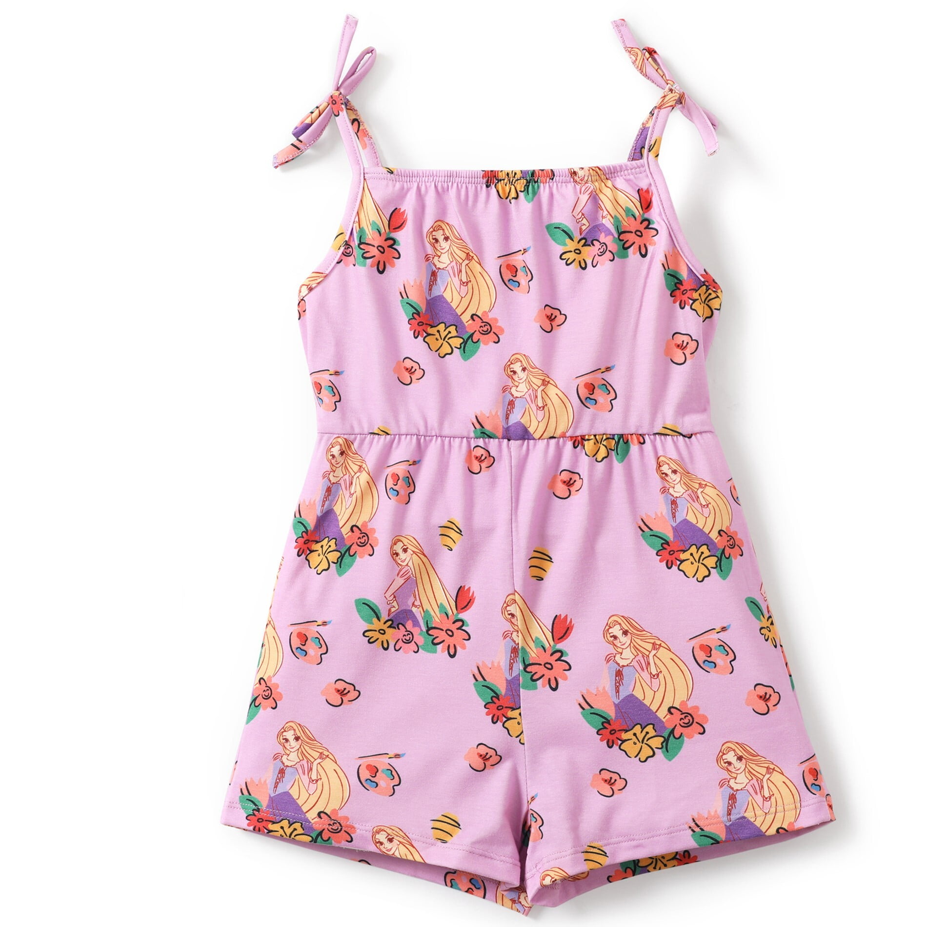 Disney Princess Toddler Girls Rompers Ariel Moana Rapunzel Graphic ...
