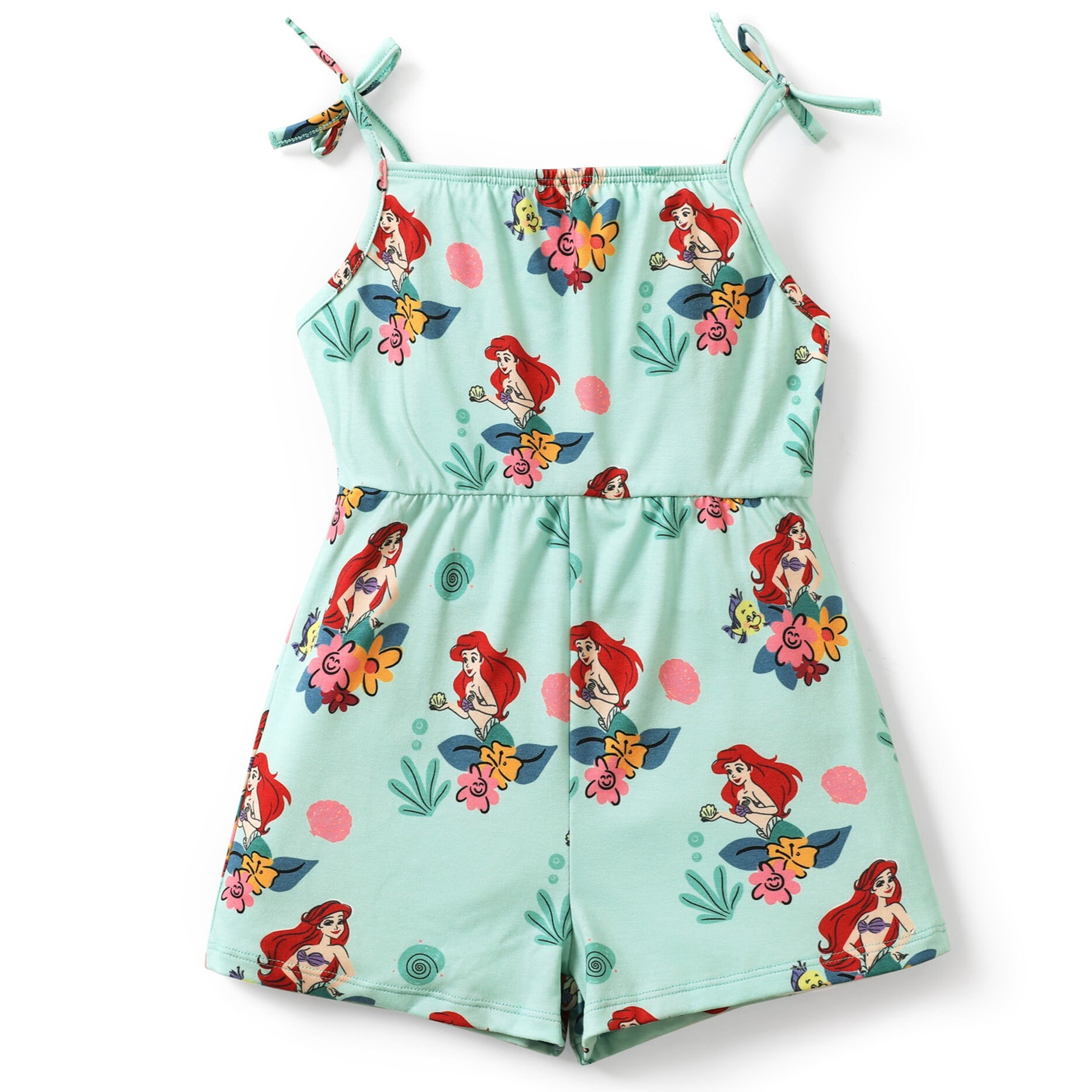 Disney Princess Toddler Girls Rompers Ariel Moana Rapunzel Graphic ...
