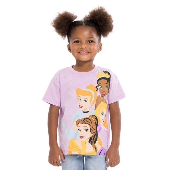 Disney Princess Toddler Tee - Short Sleeve Crewneck - Sizes 12M-5T ...