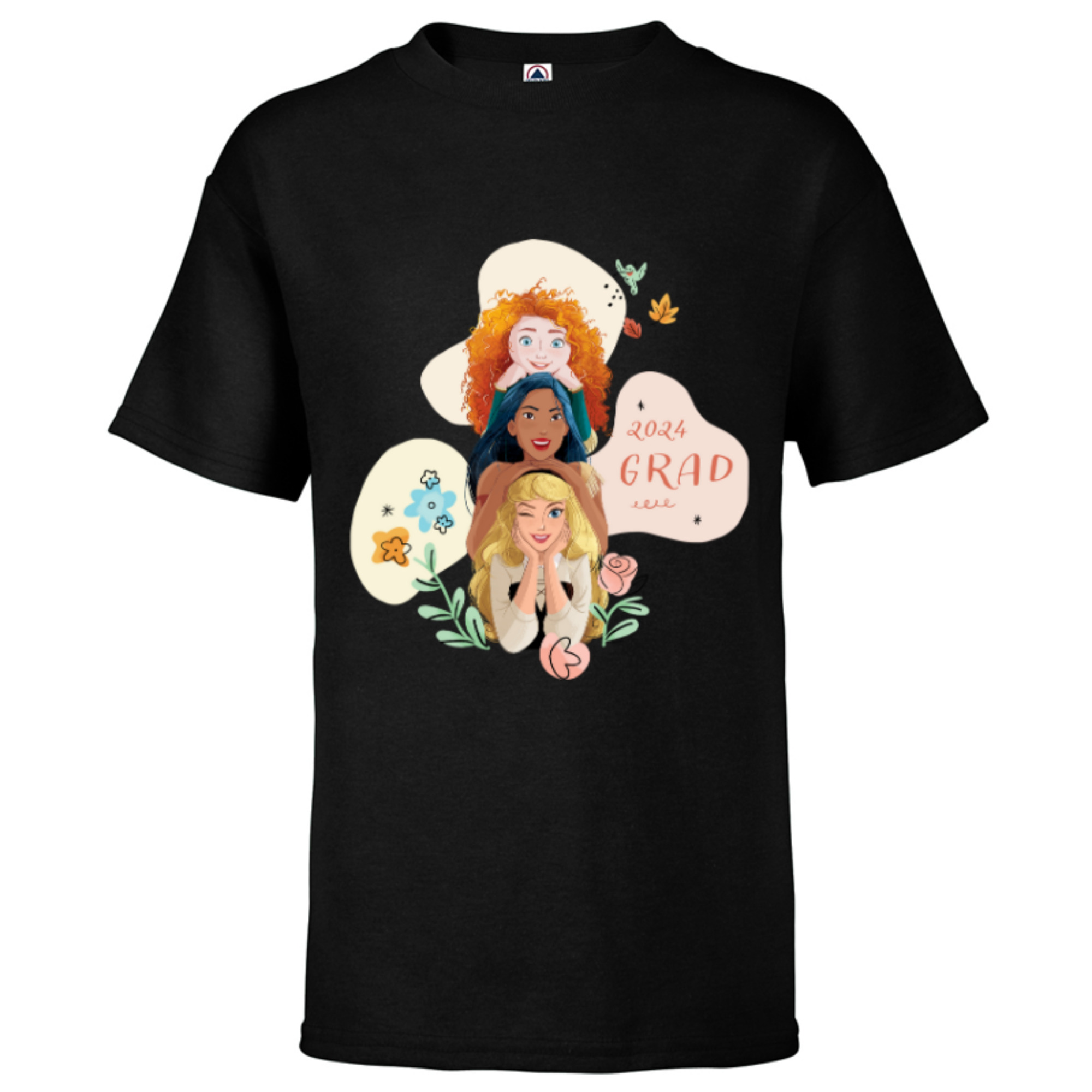 Disney Princess Trio Class of ‘24 Graduation New Grad 2024 - Short ...