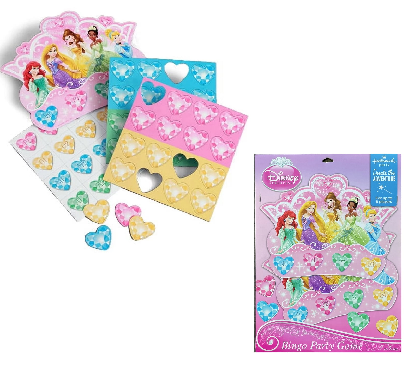 Disney Princess 'Very Important Princess' Bingo Party Game (1ct ...