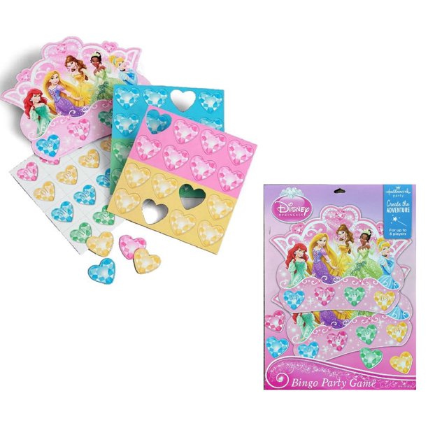 Disney Princess 'Very Important Princess' Bingo Party Game (1ct ...