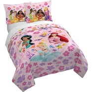 Disney Princess Twin/Full Bedding Set, Reversible Comforter & Sham ...