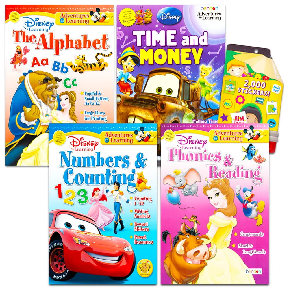 Disney Princess Workbooks Super Set Kindergarten First Grade - Bundle ...