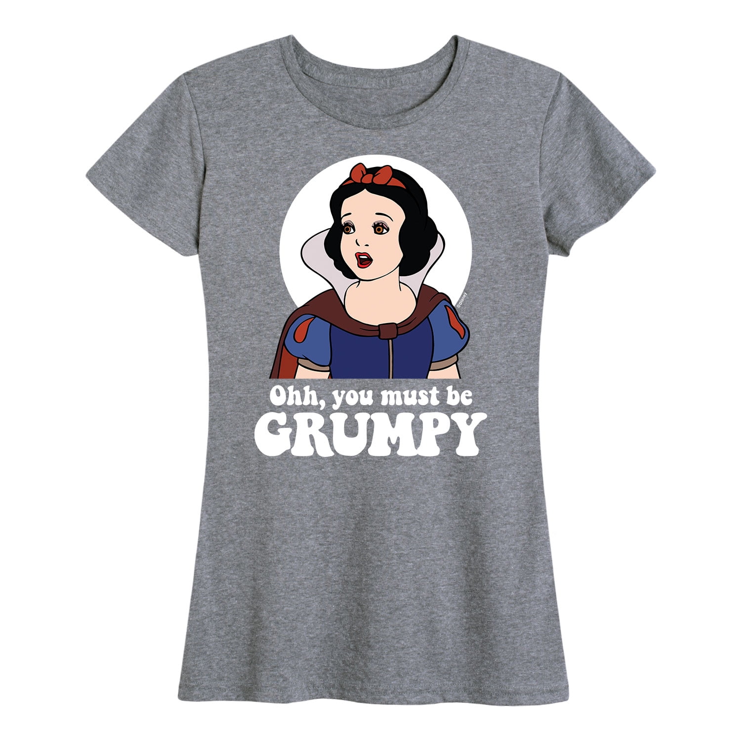 Disney Princess - You Must Be Grumpy - Women's Short Sleeve Graphic T ...
