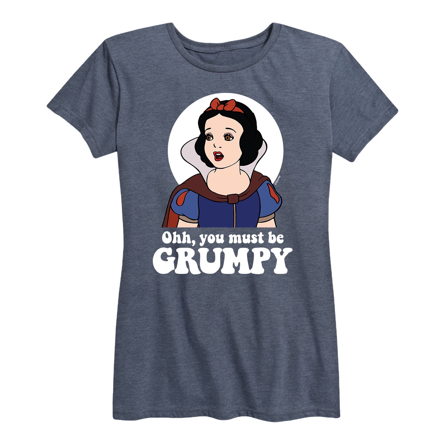 Disney Princess - You Must Be Grumpy - Women's Short Sleeve Graphic T ...