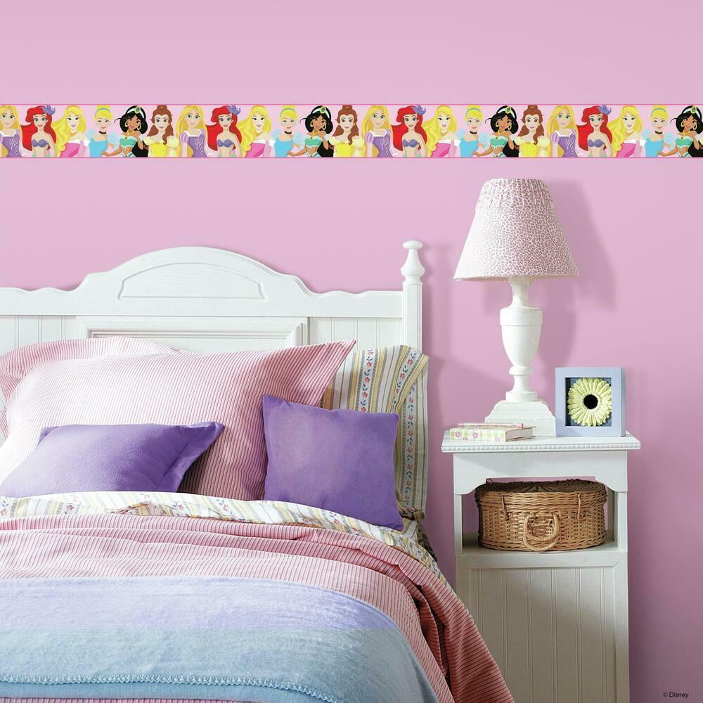 Disney Princess be Bright be Bold Peel and Stick Border - Walmart.com