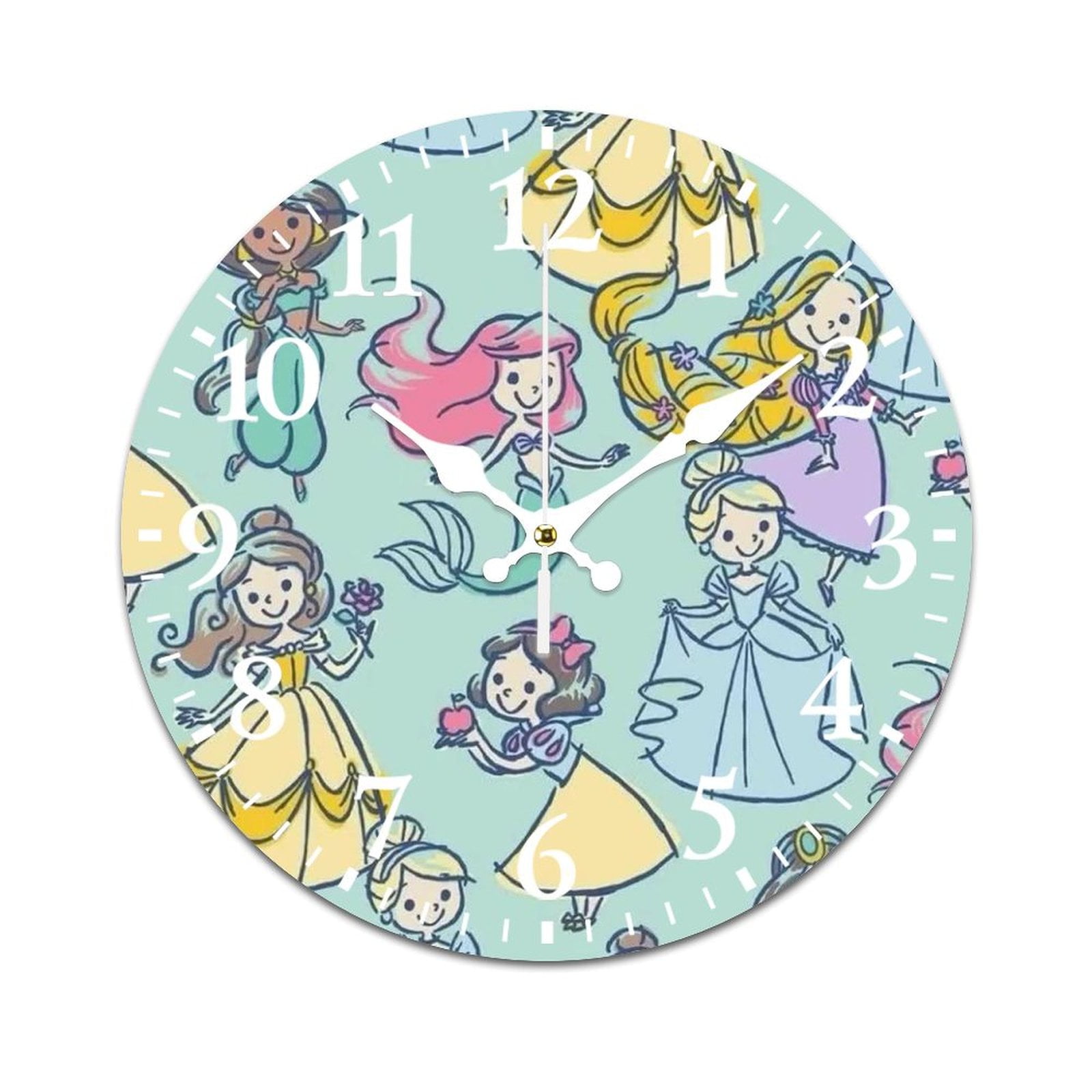 Disney Princess wall clocks battery operated decorative 25cm/9.84in ...