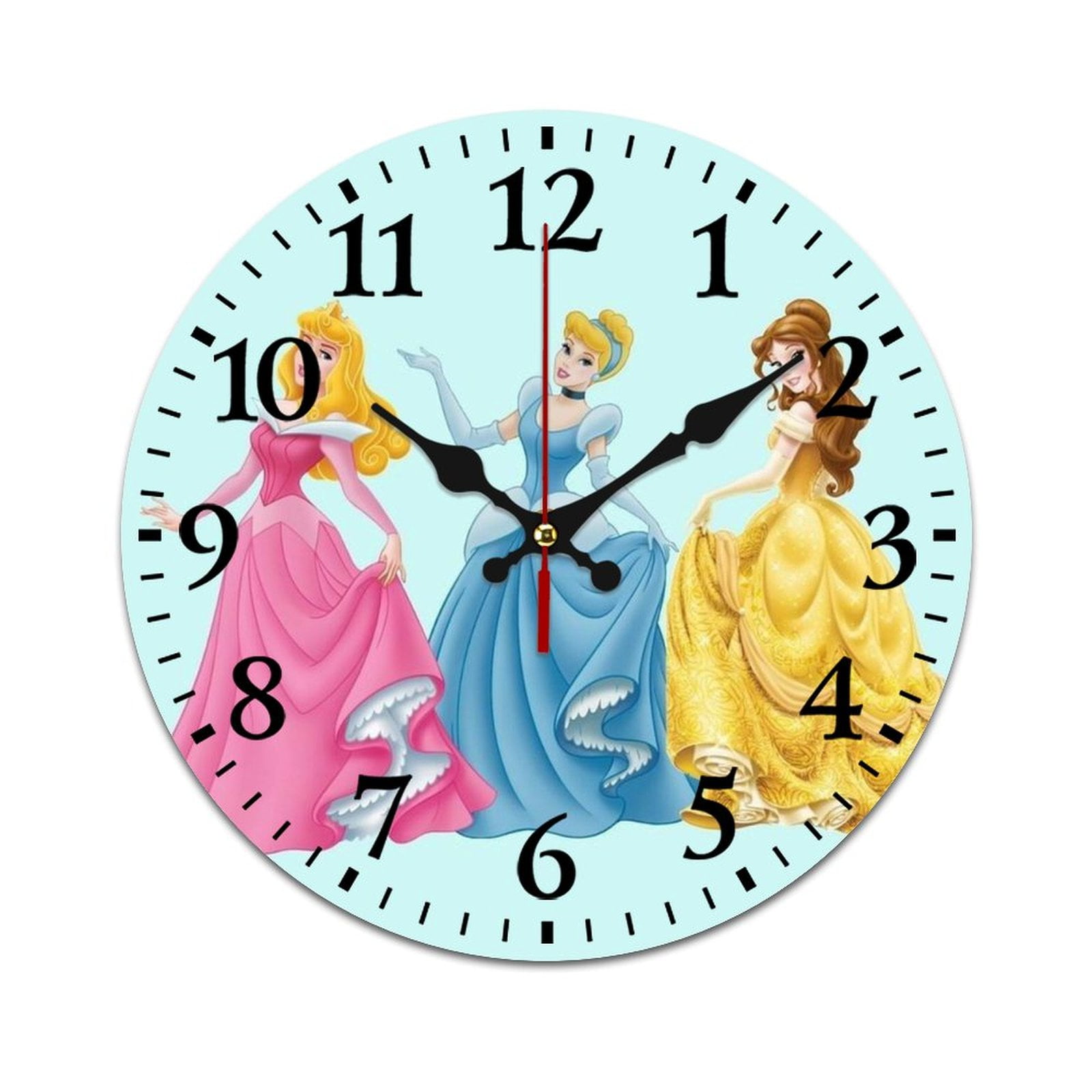 Disney Princess wall clocks battery operated decorative 25cm/9.84in ...