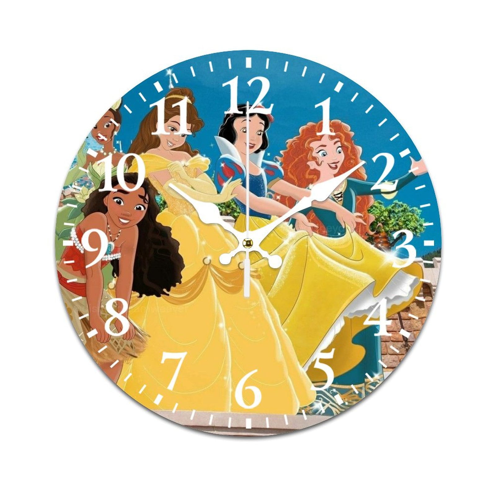 Disney Princess wall clocks battery operated decorative 25cm/9.84in ...