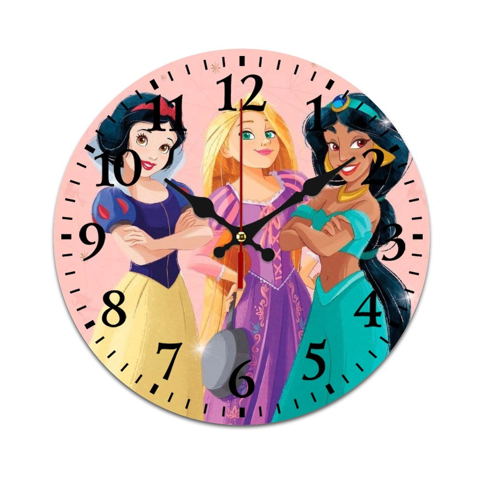 Disney Princess wall clocks battery operated decorative 25cm/9.84in ...