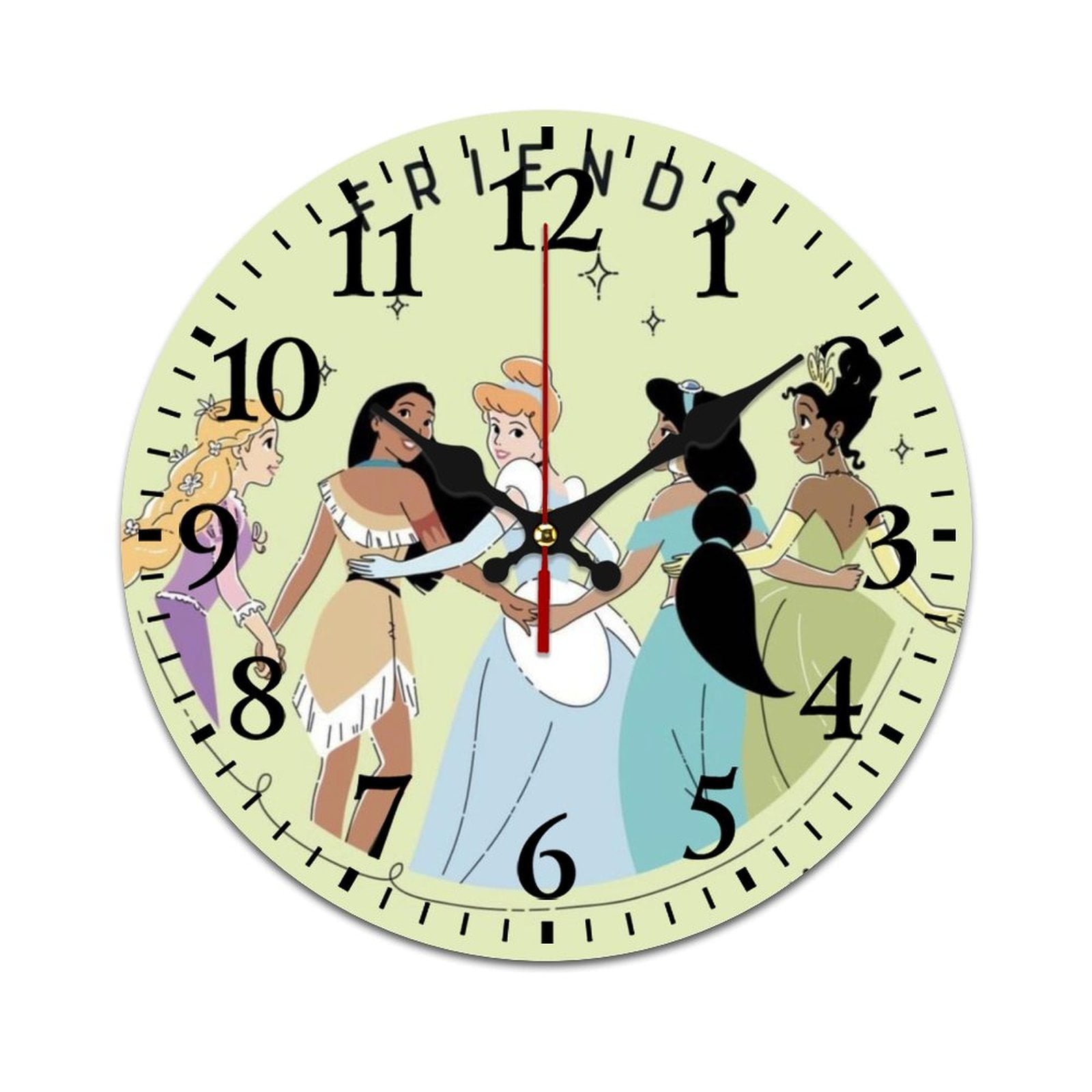 Disney Princess wall clocks battery operated decorative 25cm/9.84in ...