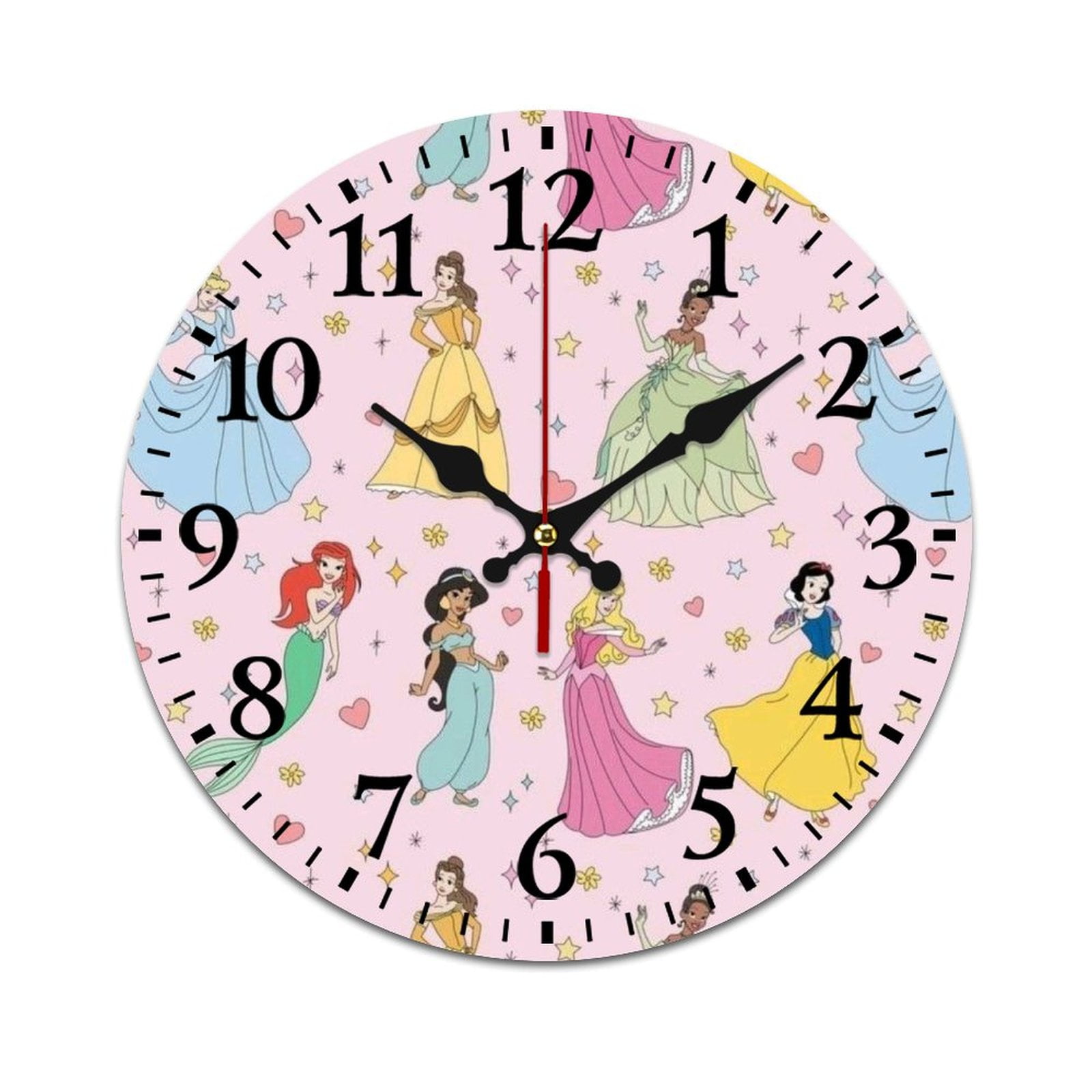 Disney Princess wall clocks battery operated decorative 25cm/9.84in ...