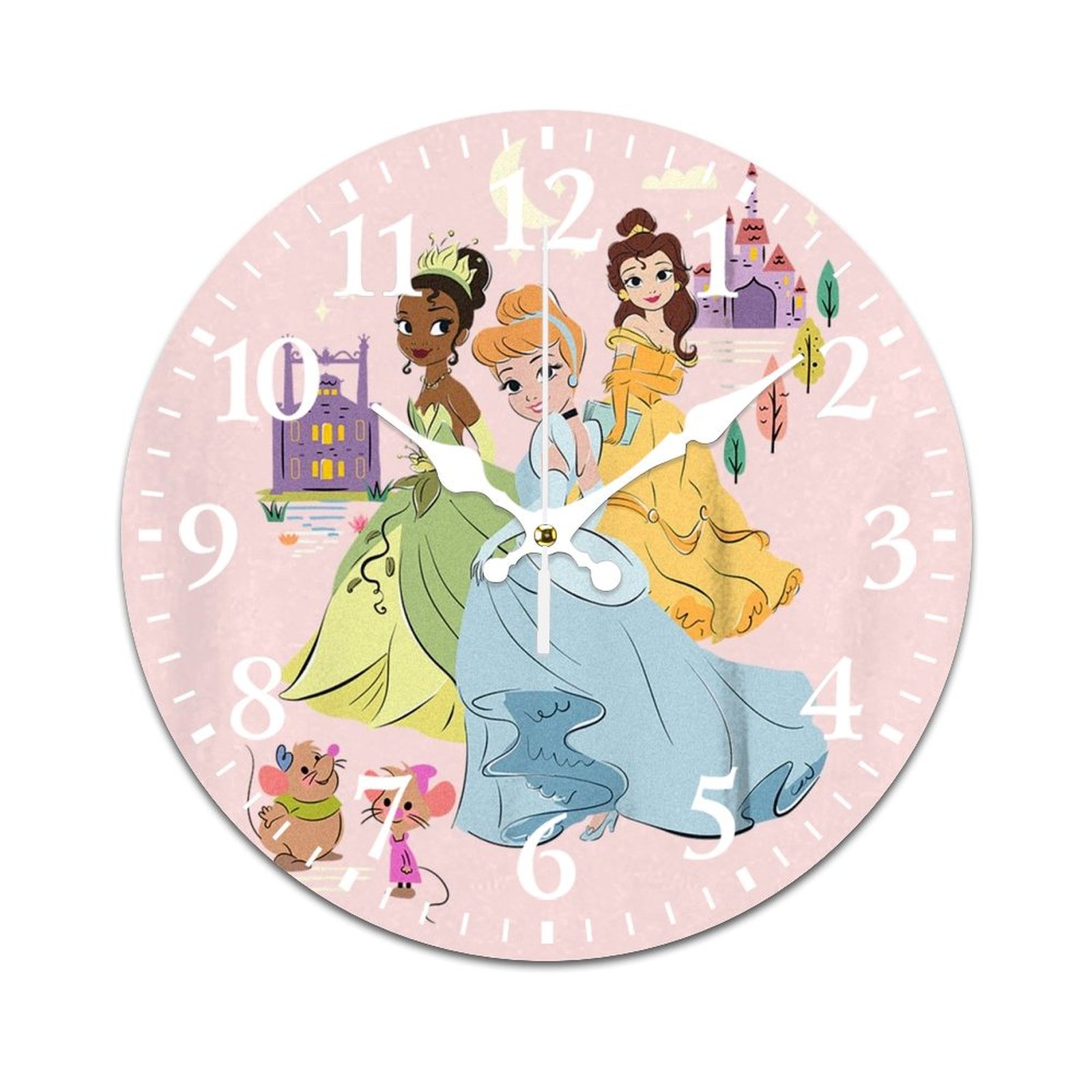 Disney Princess wall clocks battery operated decorative 25cm/9.84in ...
