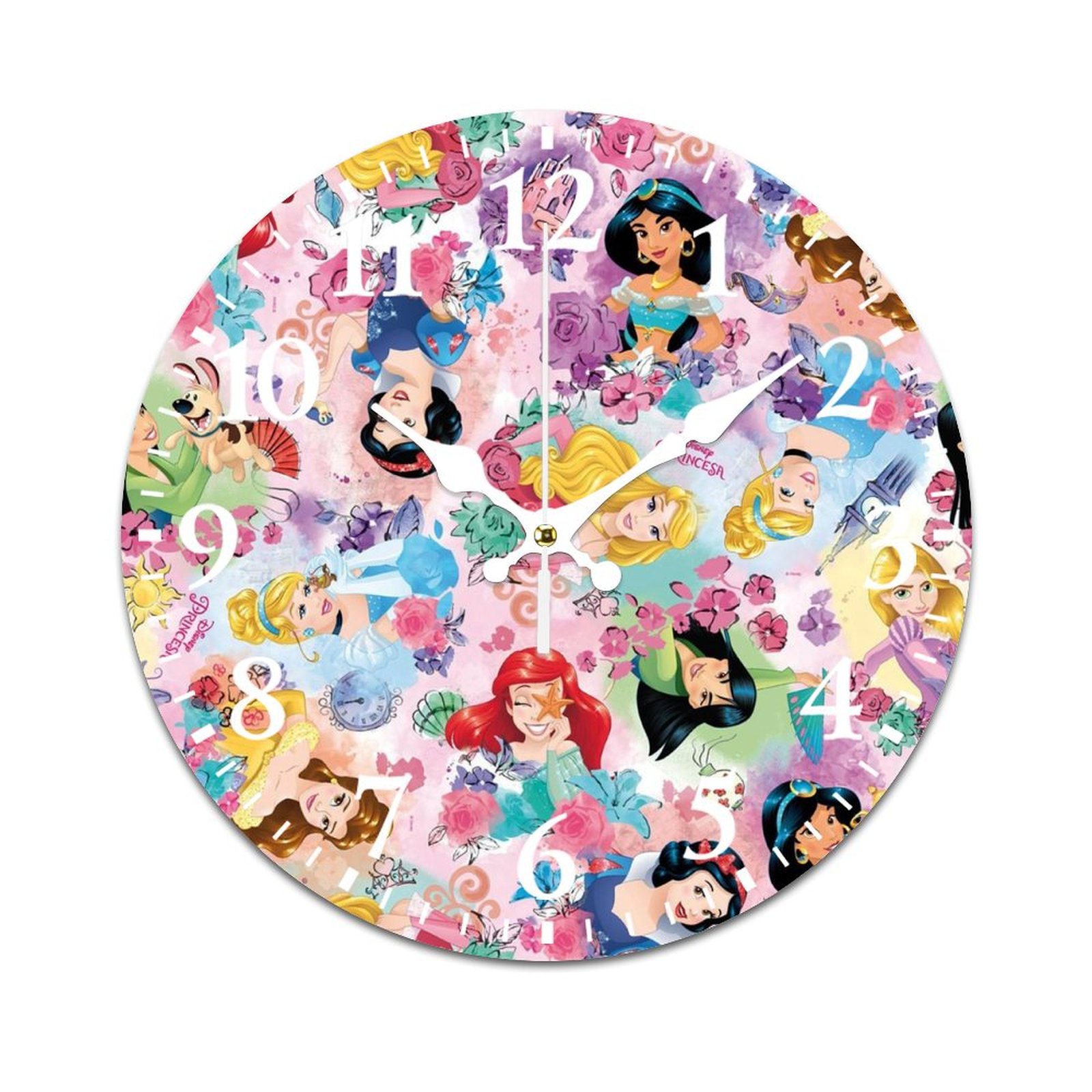 Disney Princess wall clocks battery operated decorative 25cm/9.84in ...