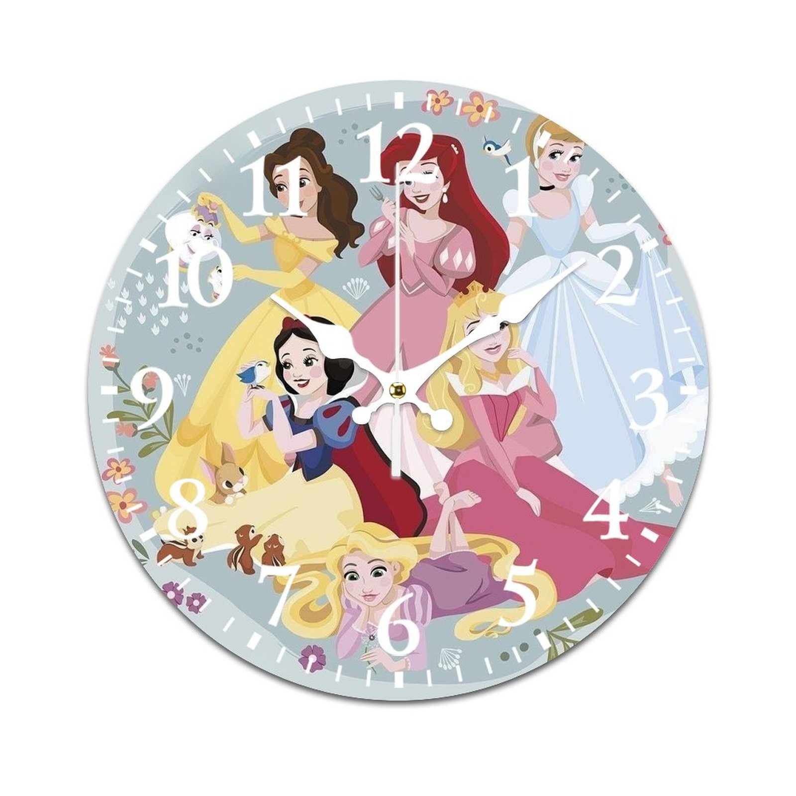 Disney Princess wall clocks battery operated decorative 25cm/9.84in ...