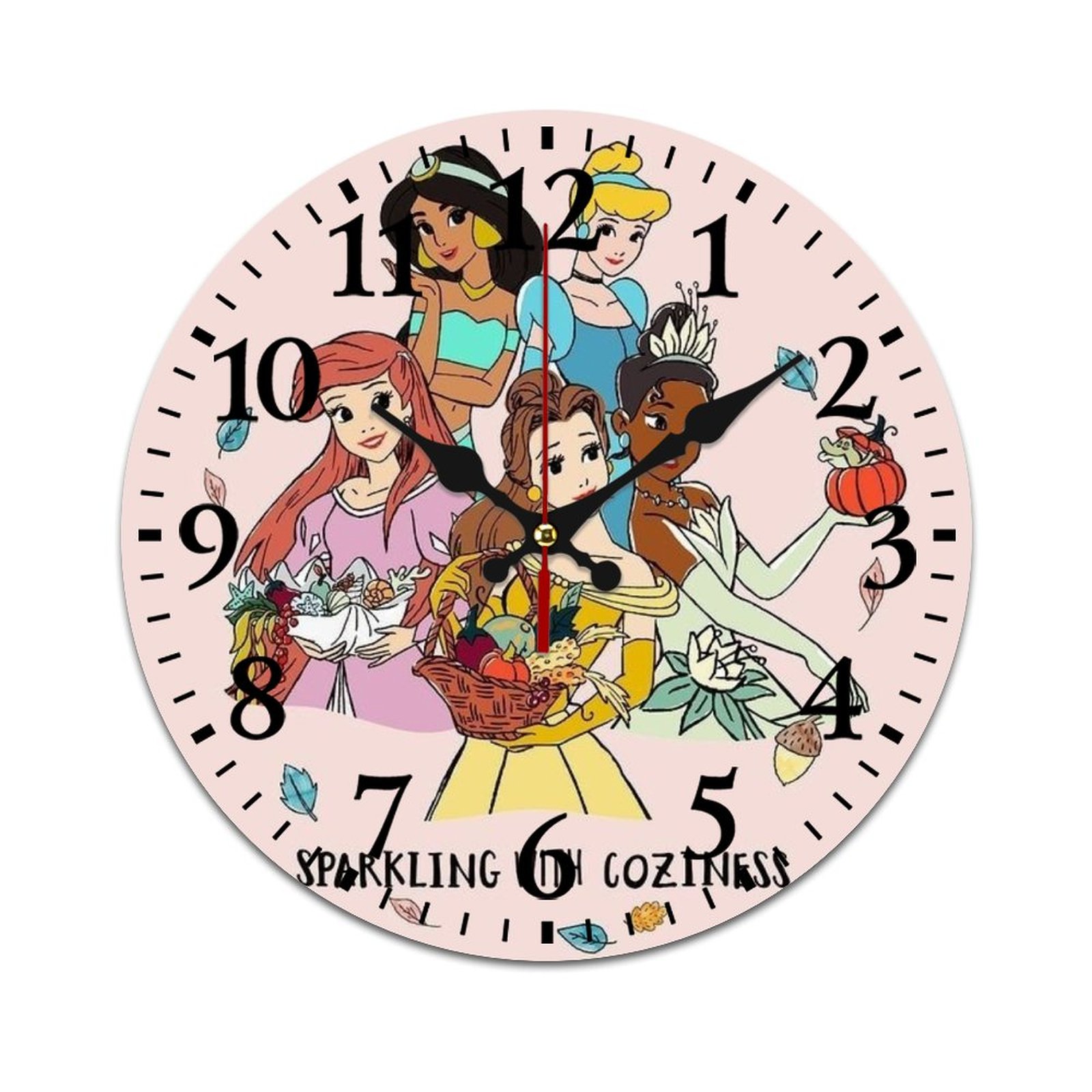 Disney Princess wall clocks battery operated decorative 25cm/9.84in ...