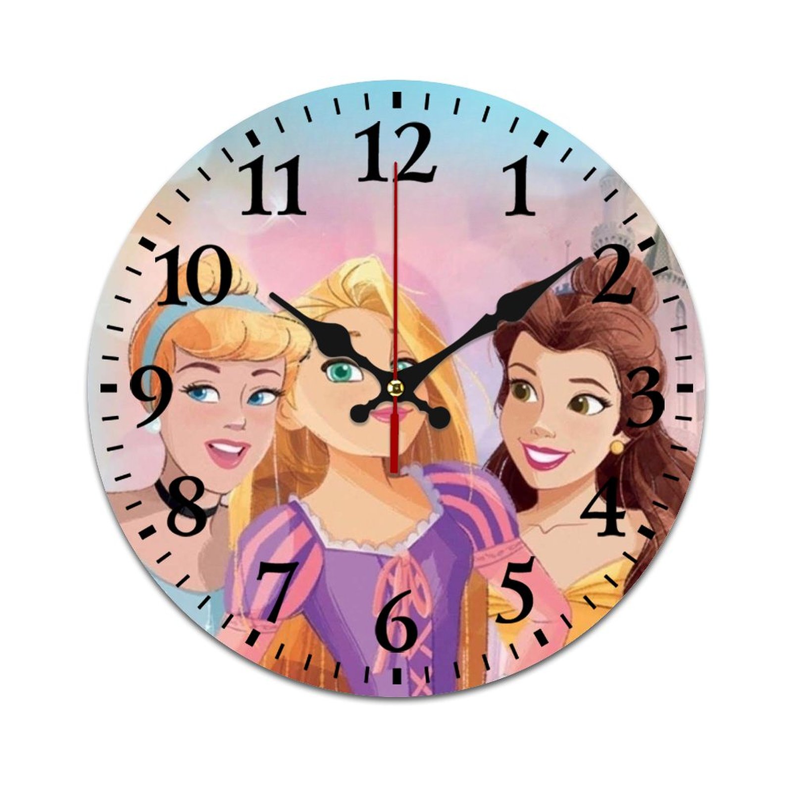 Disney Princess wall clocks battery operated decorative 25cm/9.84in ...