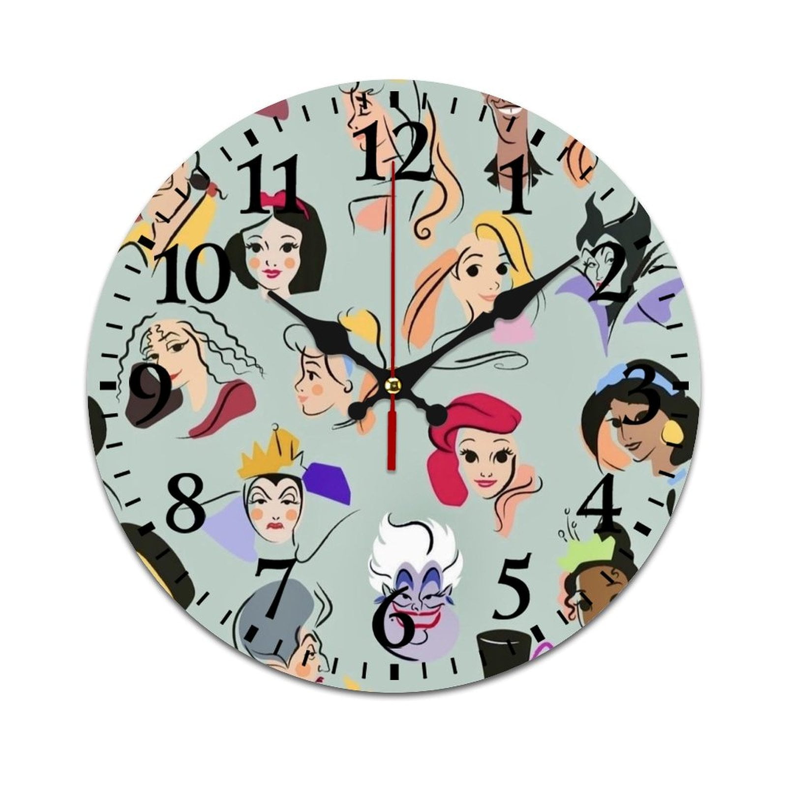 Disney Princess wall clocks battery operated decorative 30cm/11.8in ...