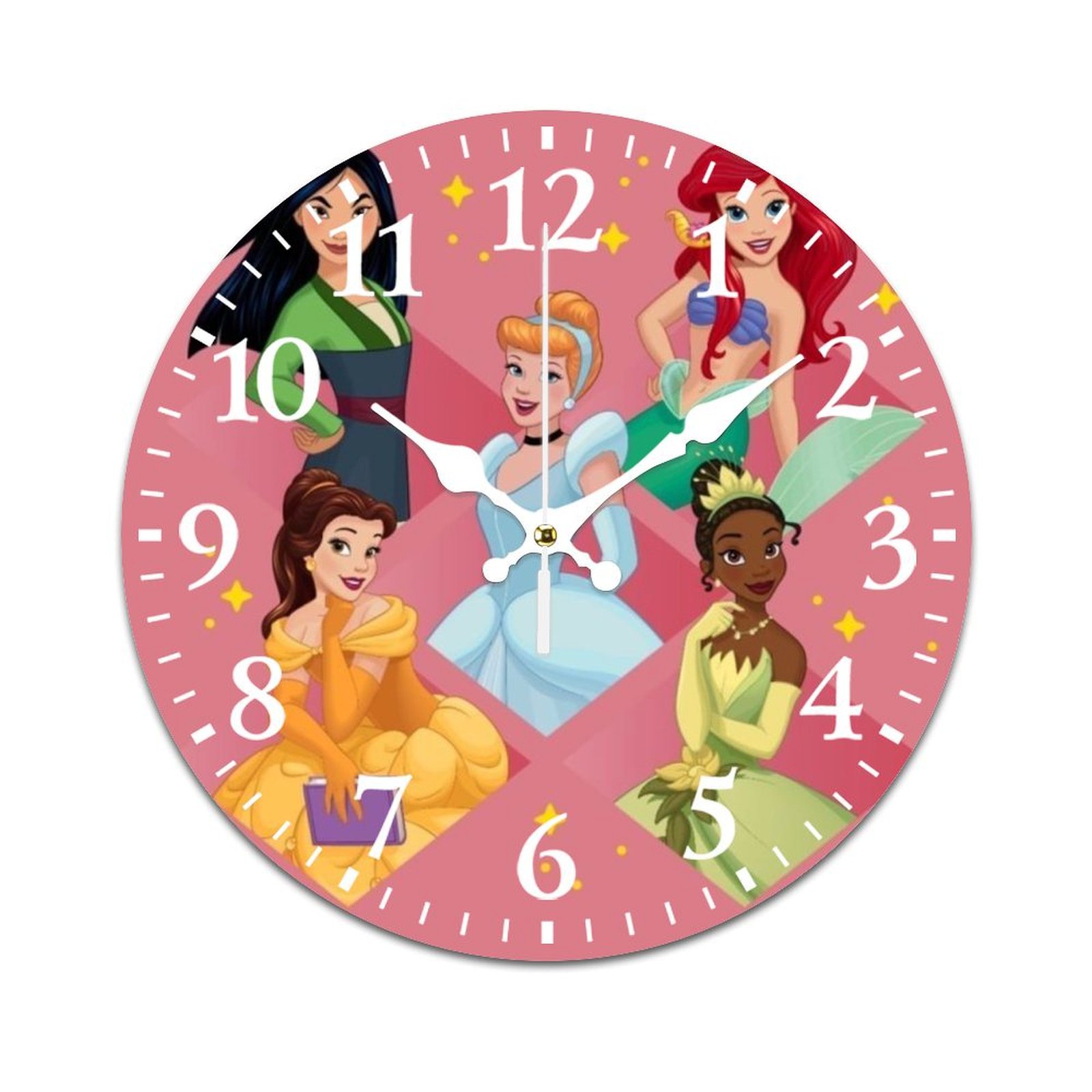 Disney Princess wall clocks battery operated decorative 30cm/11.8in ...
