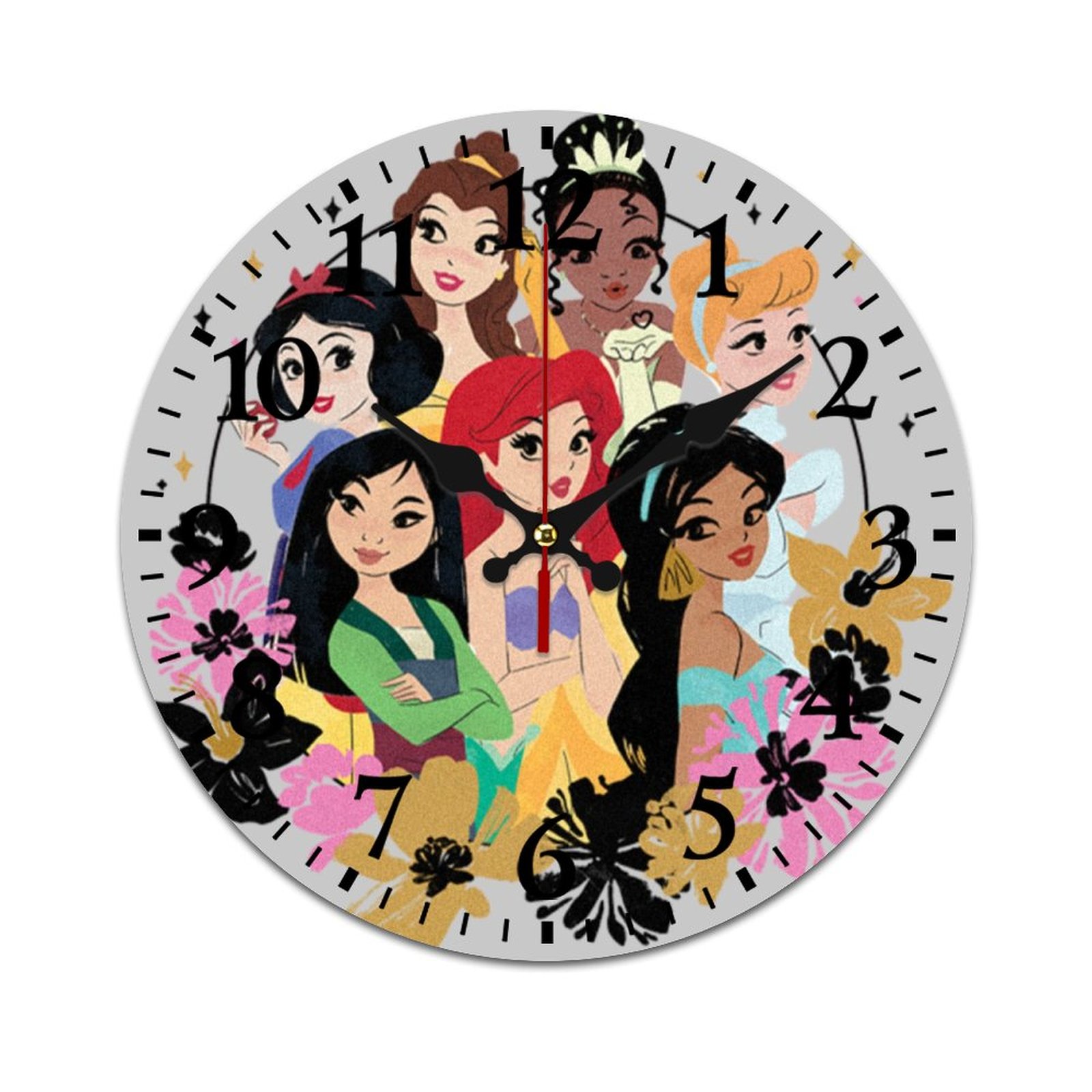 Disney Princess wall clocks battery operated decorative 30cm/11.8in ...